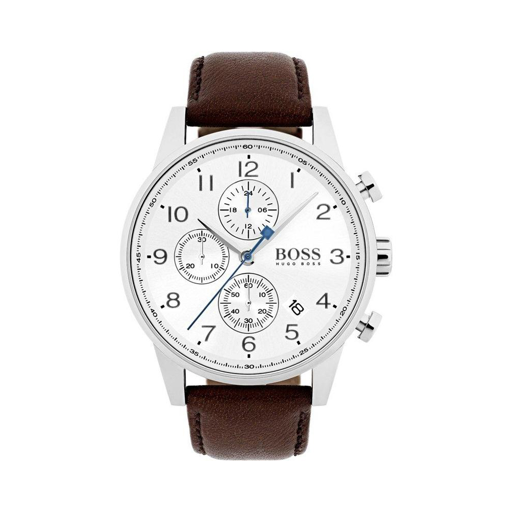 퀸잇 - 내비게이터 브라운 가죽 남성시계 1513495