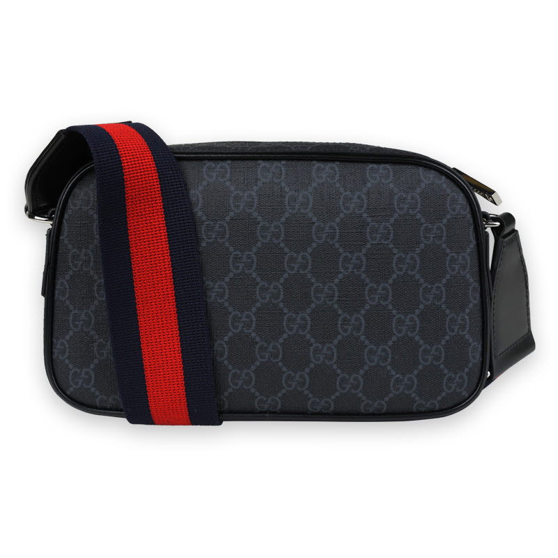 퀸잇 - 디몬트 남성 GG 슈프림 크로스백(블랙) 792097 FADJA 1042