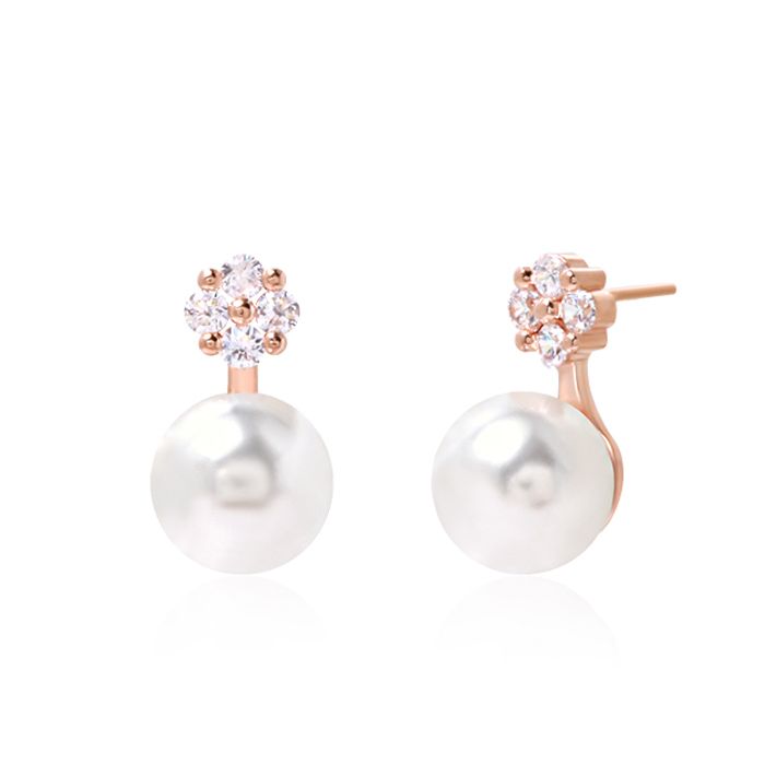 퀸잇 - 14K G.F 풀프리 진주 귀걸이(8mm) EA1647